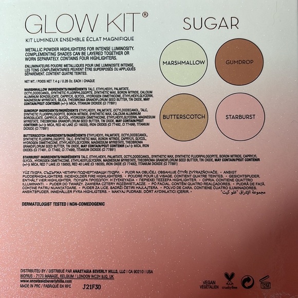 Anastasia Beverly Hills | Makeup | Anastasia Beverly Hills Sugar Glow ...